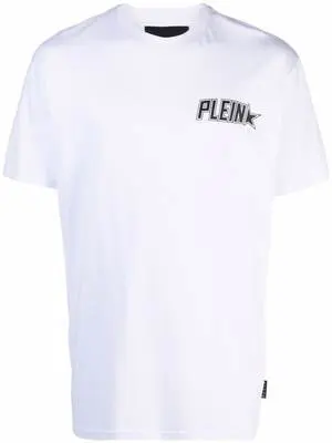 Philipp Plein Plein Star Logo Print T-shirt - White