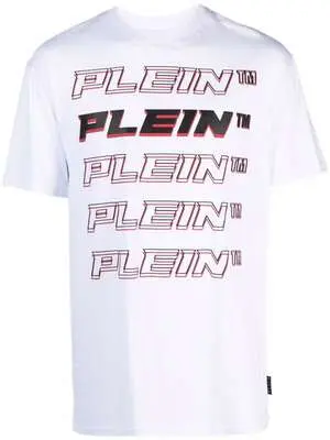 Philipp Plein Plein Repeat Logo T-shirt - White