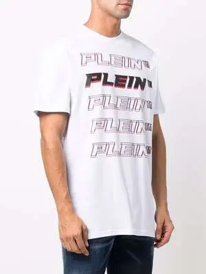 Philipp Plein Plein Repeat Logo T-shirt - White