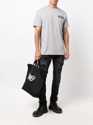 Philipp Plein Plein Star Logo Print T-shirt