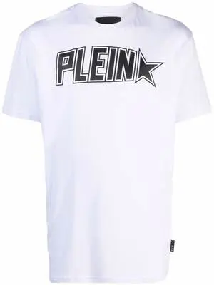 Philipp Plein Plein Star Logo Print T-shirt - White