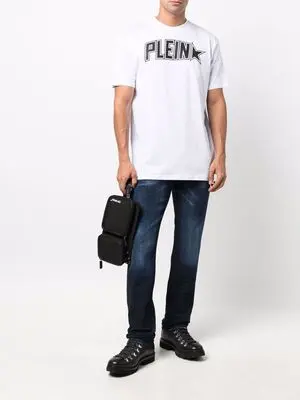 Philipp Plein Plein Star Logo Print T-shirt
