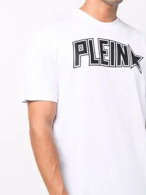 Philipp Plein Plein Star Logo Print T-shirt