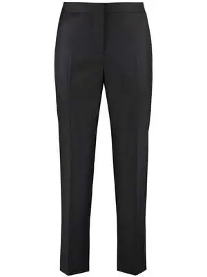 Alexander McQueen Tailored Cropped Trousers - Black