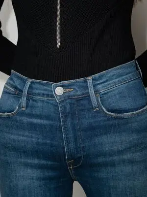 FRAME Le High Straight Leg Jeans