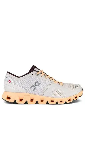On X Sneaker In Peach