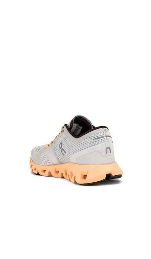 On X Sneaker In Peach