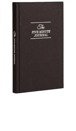 INTELLIGENT CHANGE The Five Minute Journal In Black