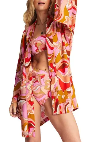 BILLABONG X Sun Chasers Loveland Floral Cover-up Wrap