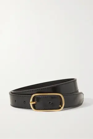 TOTEME Leather Belt - Black