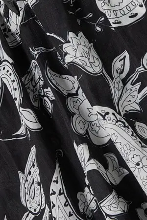 Fil De Vie Juno Paisley-print Cotton-batiste Blouse