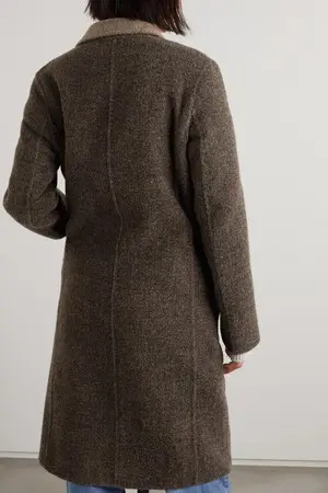 PETER DO Belted Double-breasted Llama-blend Coat