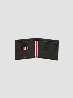 Thom Browne Pebble-grain Leather Bi-fold Wallet