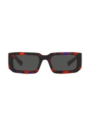 Prada 06ys 53mm Solid Sunglasses Abstract Orange