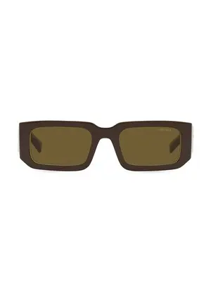 Prada 06ys 53mm Solid Sunglasses Light Wood