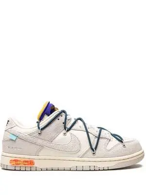 Nike X Off White Dunk Low Lot 16 Sneakers - Neutrals
