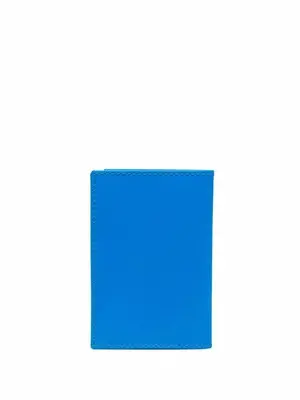 Comme Des Garçons Color-block Fodling Wallet - Blue