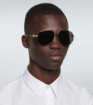 Dior Cd Link A1u Sunglasses - Silver