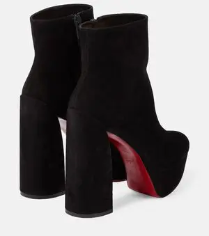 CHRISTIAN LOUBOUTIN Movida 130 Suede Ankle Boots