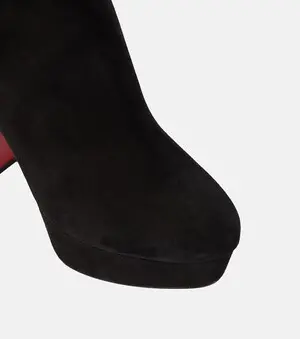 CHRISTIAN LOUBOUTIN Movida 130 Suede Ankle Boots