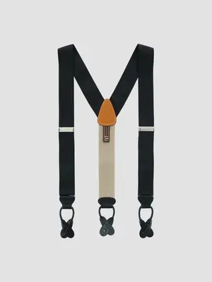 Trafalgar The Hudson Brace Suspenders - Black