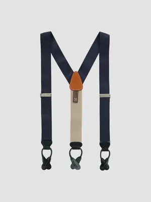 Trafalgar The Hudson Brace Suspenders - Navy