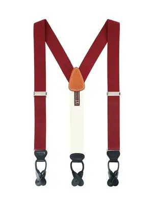 Trafalgar The Hudson Brace Suspenders Red