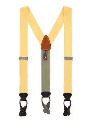 Trafalgar The Hudson Brace Suspenders Yellow
