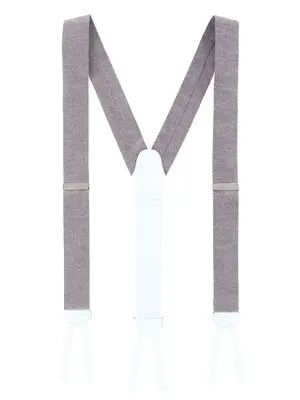 Trafalgar Louisville Chambray Formal Brace Suspenders Purple
