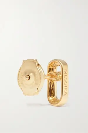 Messika Move Uno 18-karat Diamond Stud Earrings - Gold