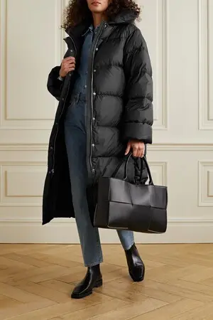 NILI LOTAN Camila Quilted Shell Down Coat