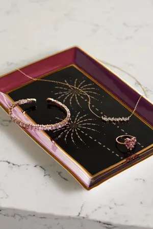 SUZANNE KALAN Porcelain Jewelry Tray