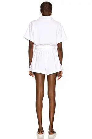 TERRY. Il Pareo Romper In White