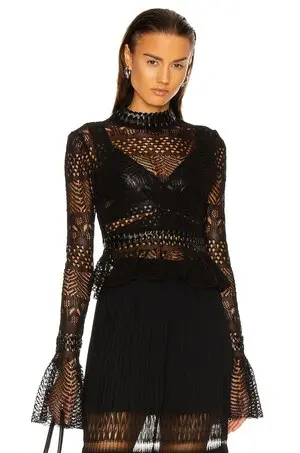 Alaia Zip Up Blouses