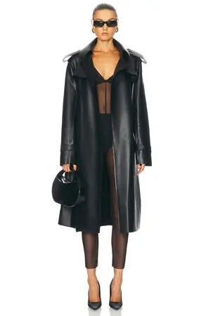 Norma Kamali Low Back Fara Slip Catsuit