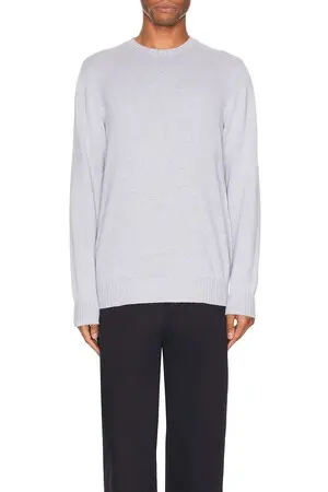 GHIAIA Cotton Crewneck - Light Grey