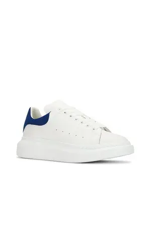Alexander McQueen Oversized Sneaker - White & Paris Blue