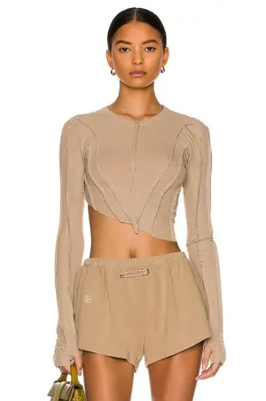 SAMI MIRO VINTAGE Asymmetric Long Sleeve Tee