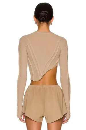 SAMI MIRO VINTAGE Asymmetric Long Sleeve Tee