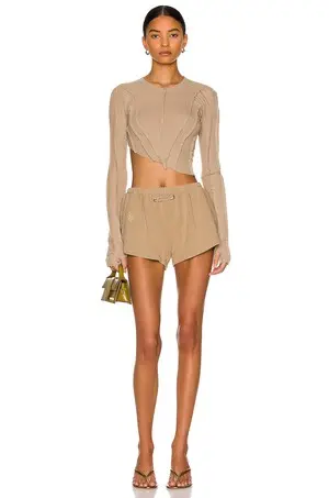 SAMI MIRO VINTAGE Asymmetric Long Sleeve Tee