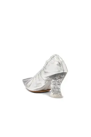 Bottega Veneta Almond Pumps - Silver