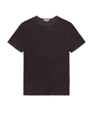 Cotton Citizen Cotton Citizen Classic Crew In Black Vintage Eggplant