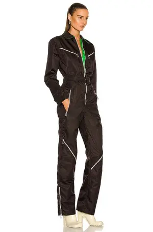 Bottega Veneta Nylon Long Jumpsuit