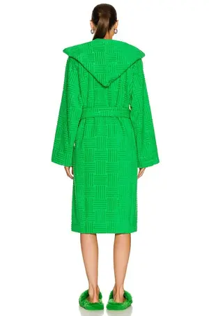 Bottega Veneta Bathrobe In Green - Grass