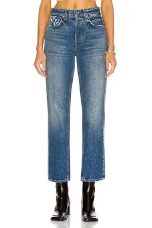 GRLFRND Cassidy High-rise Straight Jeans