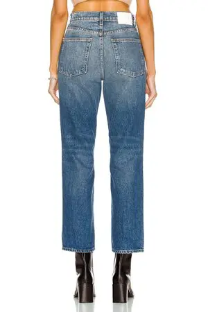 GRLFRND Cassidy High-rise Straight Jeans