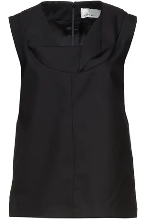 3.1 PHILLIP LIM 3.1 Phillip Lim Sleeveless Wool-Blend Twill Top