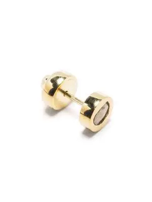 PARTS OF FOUR Diamond Slab Stud Earring - Gold