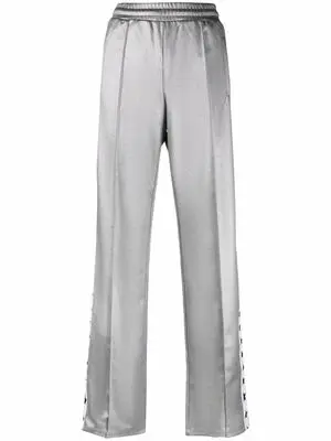 GOLDEN GOOSE Logo-tape Straight-leg Trousers