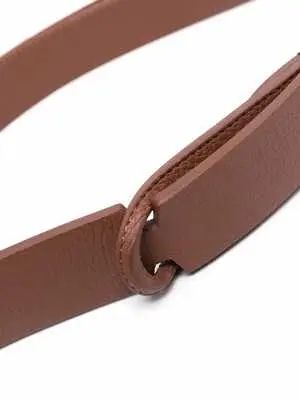Orciani No-buckle Belt - Brown
